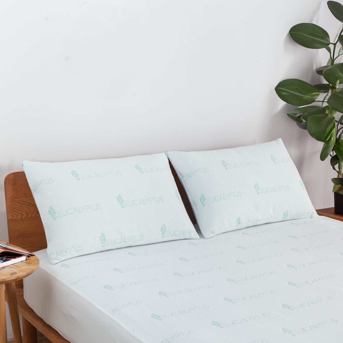 Eucalyptus Infused Memory Foam Pillow - King Size – Kashi Home